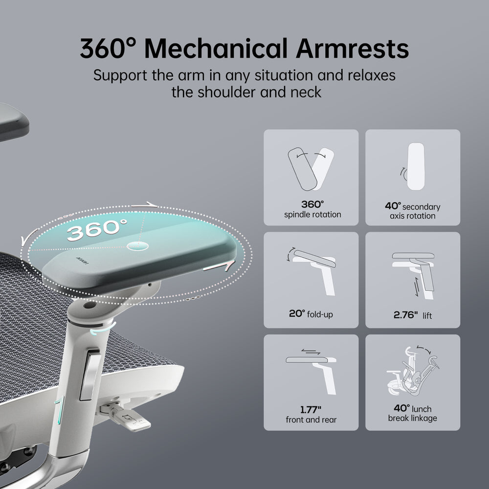 HBADA E3 Ultra Silla de Oficina Ergonómica