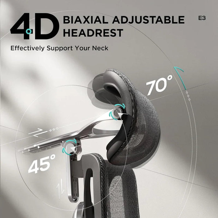 Silla de oficina ergonómica HBADA E3 Pro (con reposapiés)