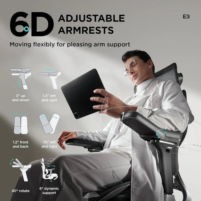 HBADA E3 Pro Ergonomic Office Chair
